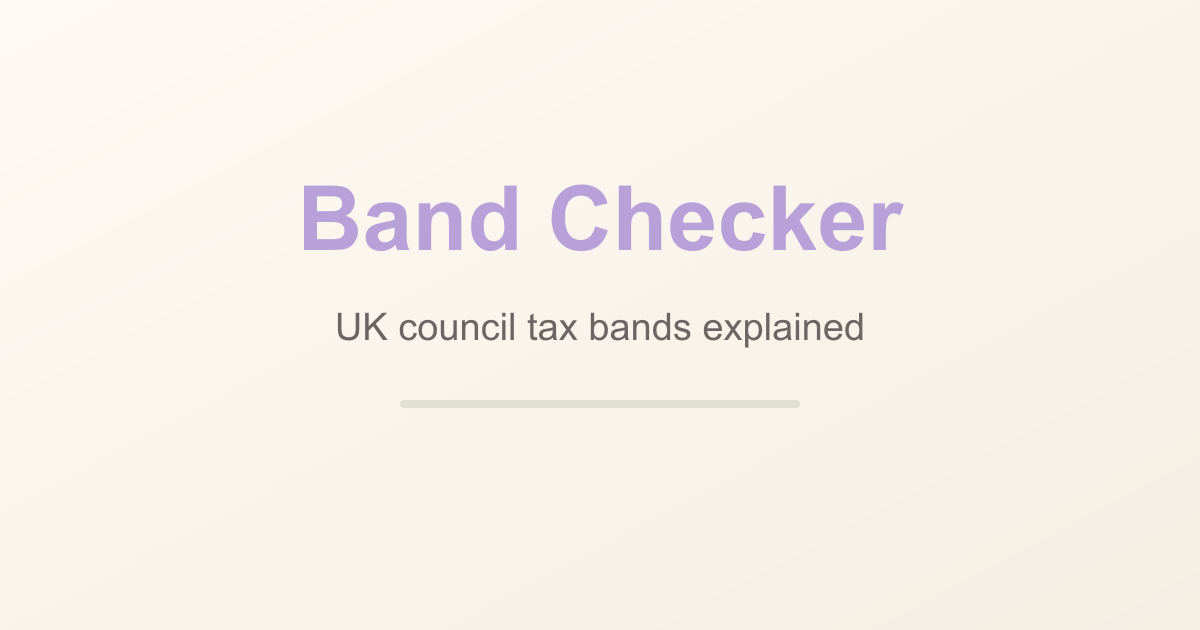 Check your council tax band